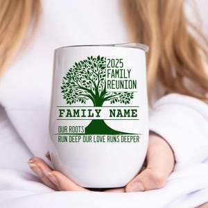 Personalized Family Reunion Wine Tumbler: Stainless Steel Keepsake - Etsy