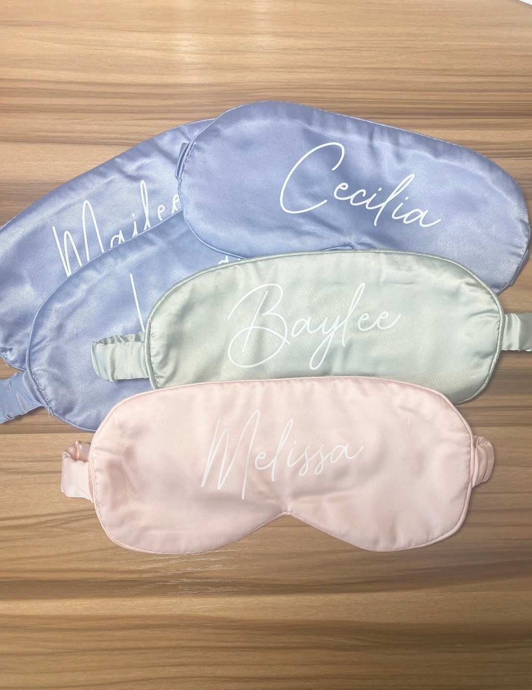 Bachelorette Party Favors Satin Sleeping Mask Bridesmaid Robes ...