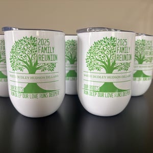 Personalized Family Reunion Wine Tumbler: Stainless Steel Keepsake - Etsy