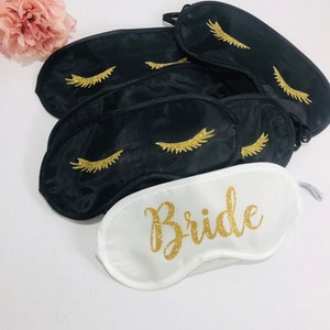 Bride Sleep Mask - Bachelorette Party FAVORS - Party Favors - Eye Mask ...