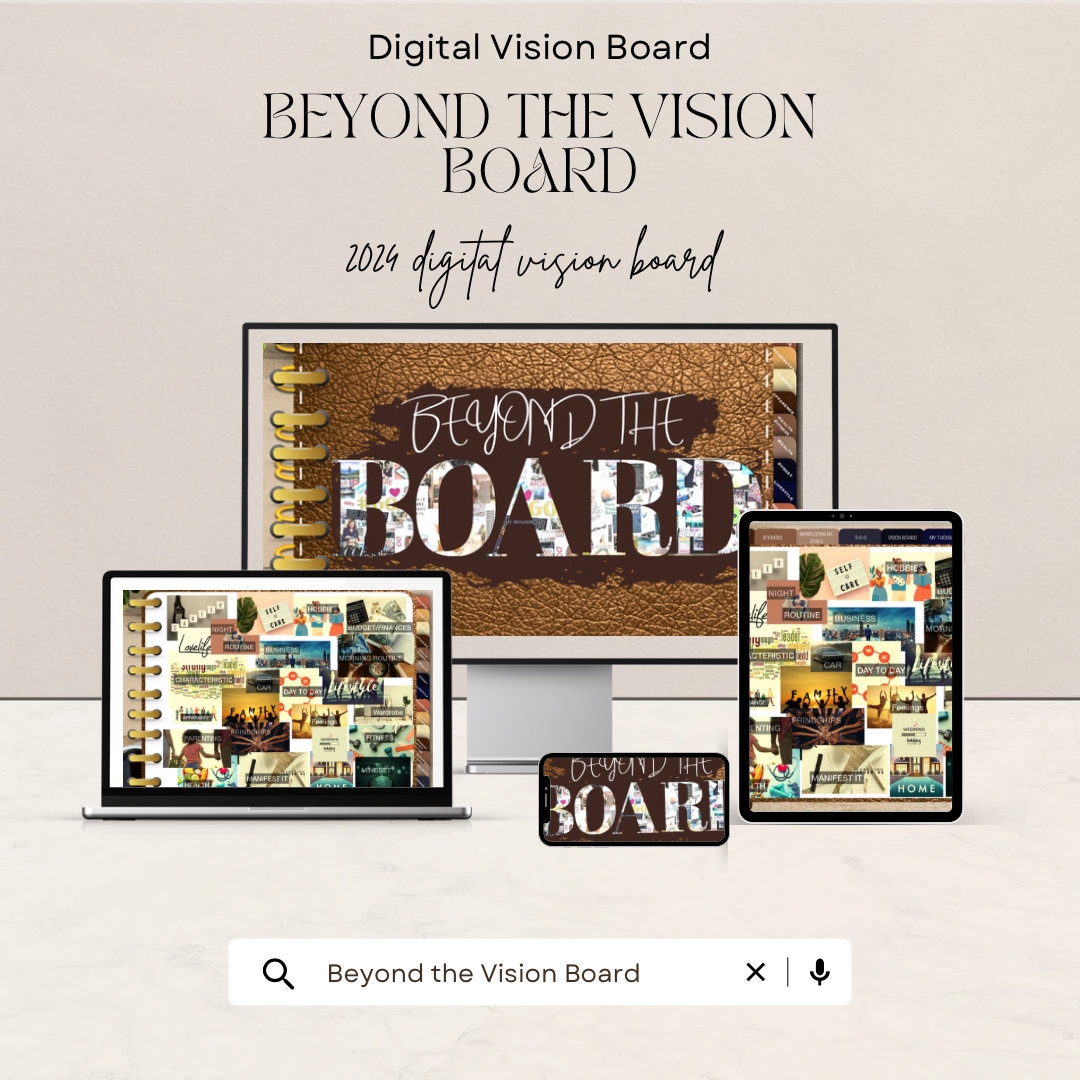 Beyond the Board Planner, 2025 Digital Planner, Vision Board Planner ...
