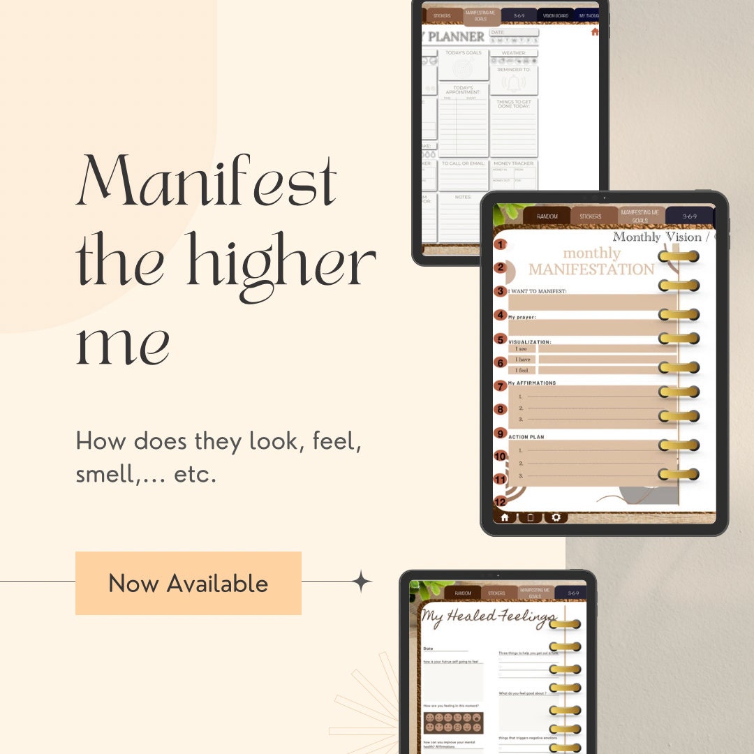 Beyond the Board Planner, 2024 Digital Planner, Vision Board Planner ...