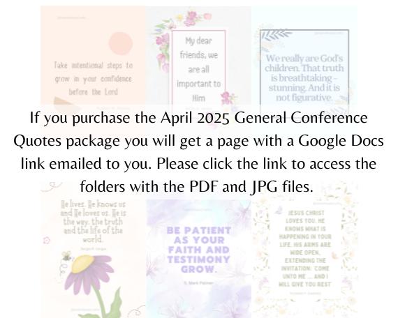 April 2025 Complete General Conference Quotes (116 Quotes Total) - Etsy