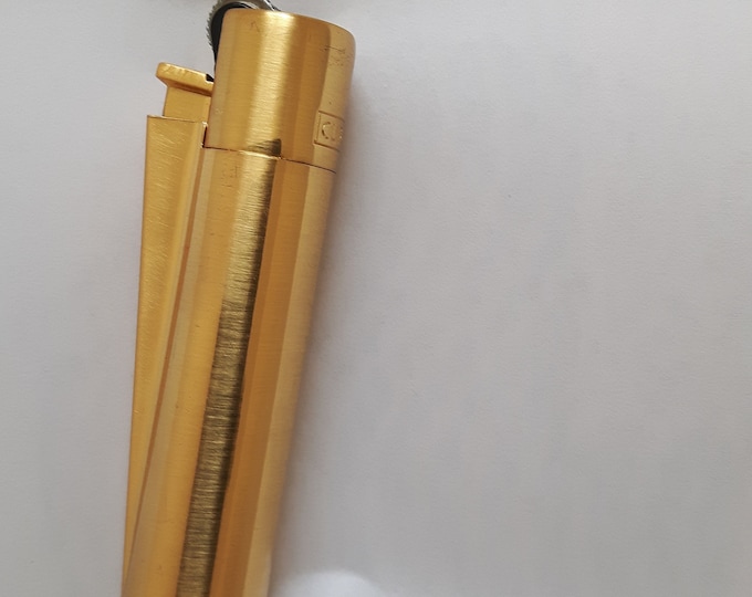24K Gold Clipper Lighters - Etsy UK