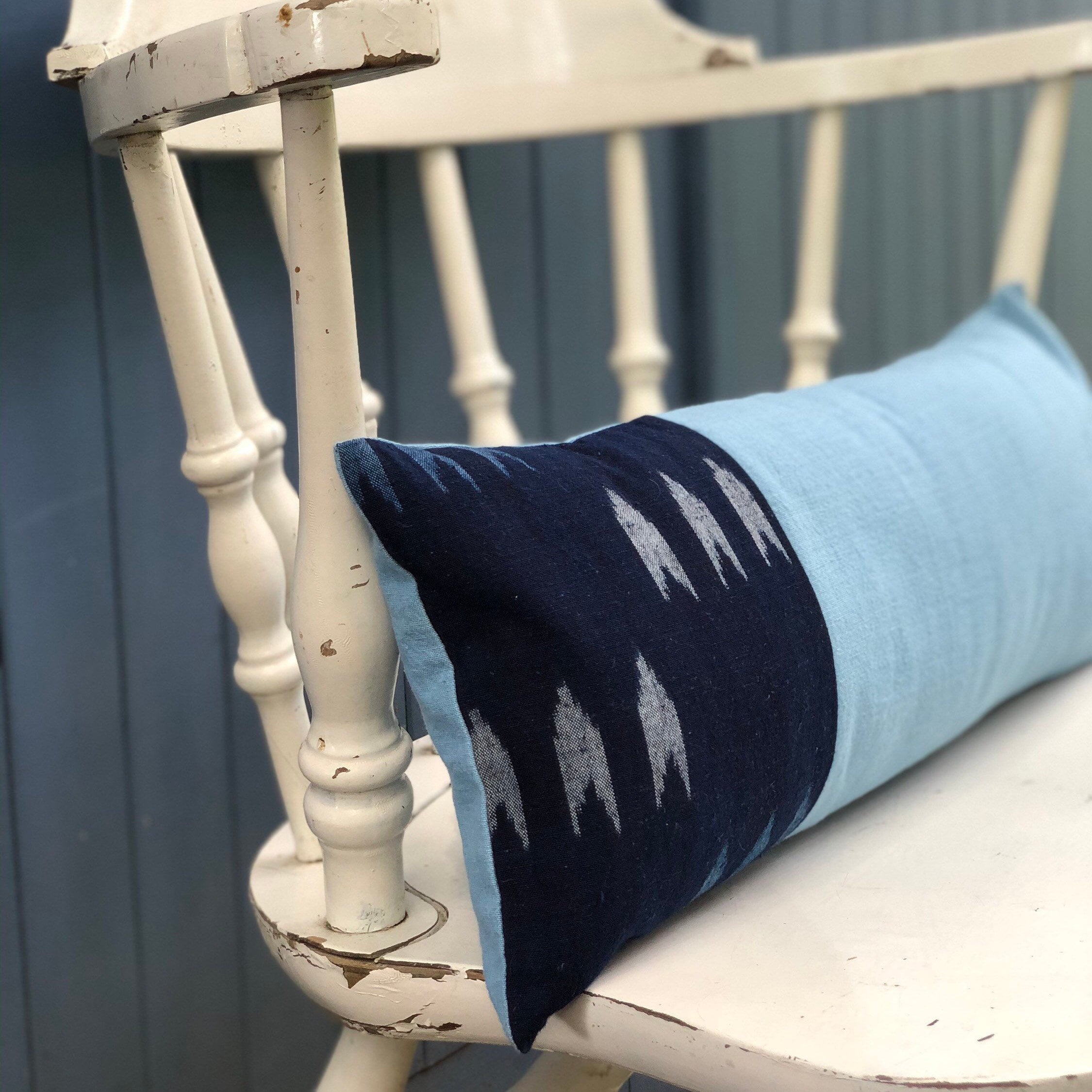 Blue Japan Japanese pillow ready to ship pillow indigo | Etsy