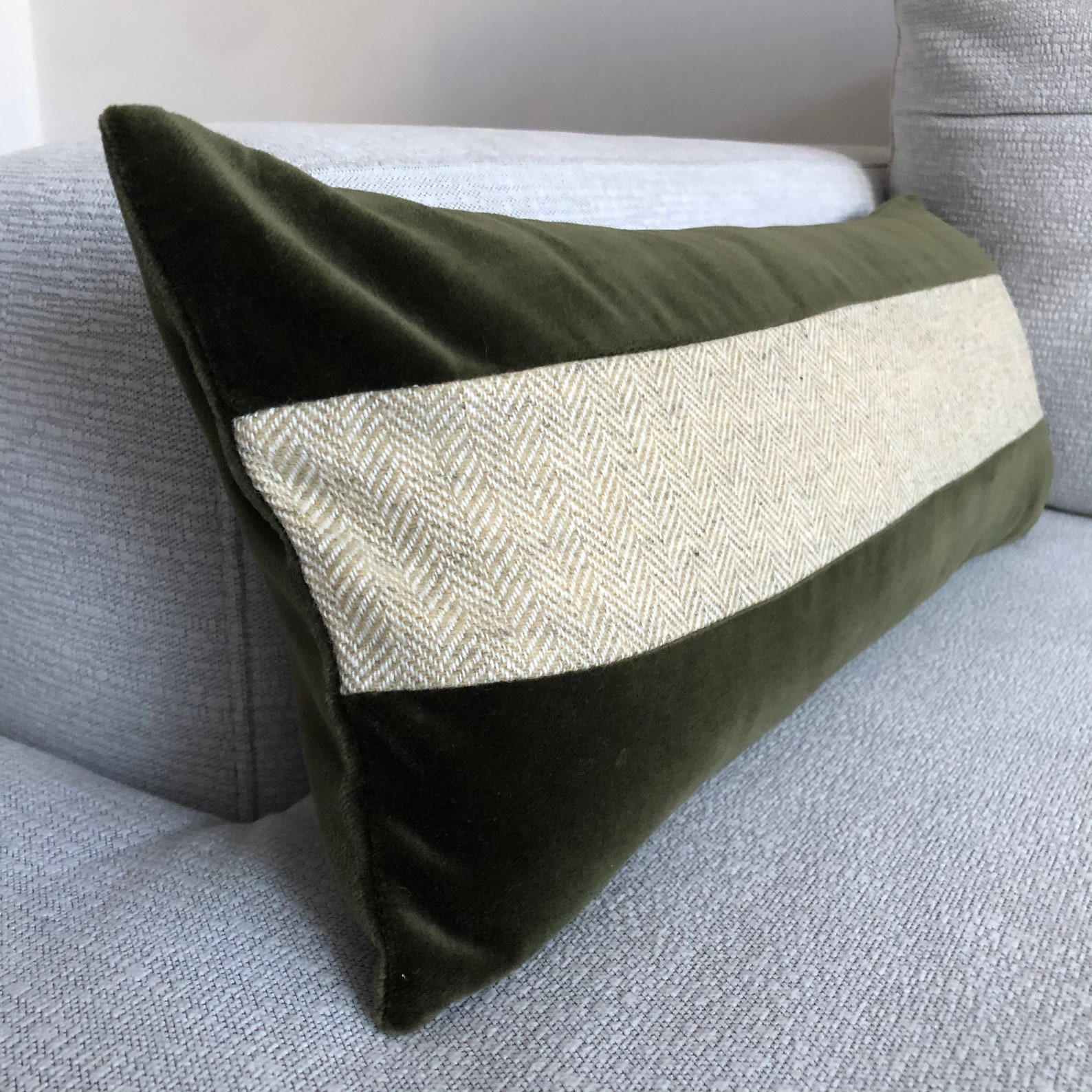 Green Velvet Cushion Green Velvet Throw Pillow Velvet Throw | Etsy