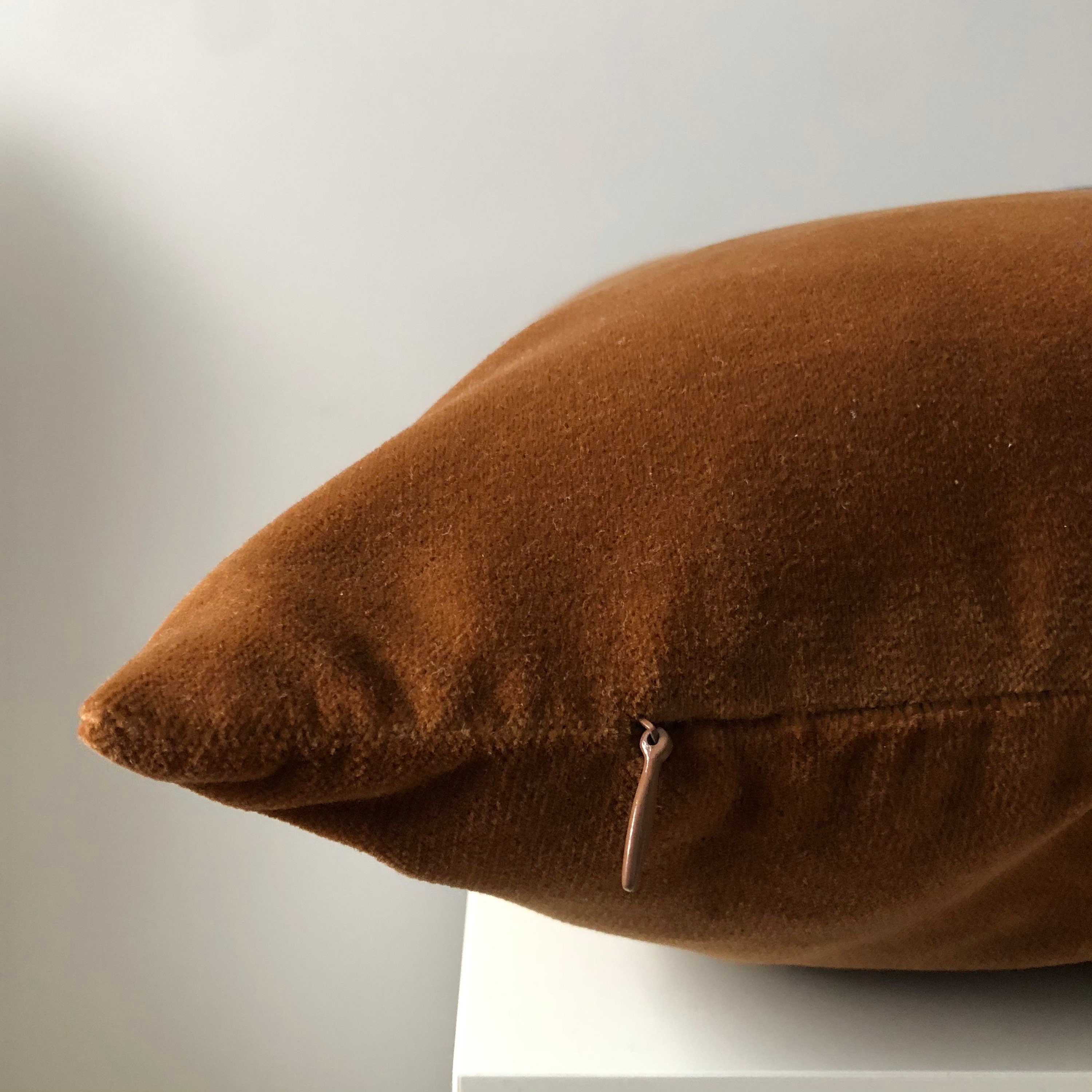 Velvet Pillow Caramel Velvet Caramel Pillow Velvet Pillow - Etsy