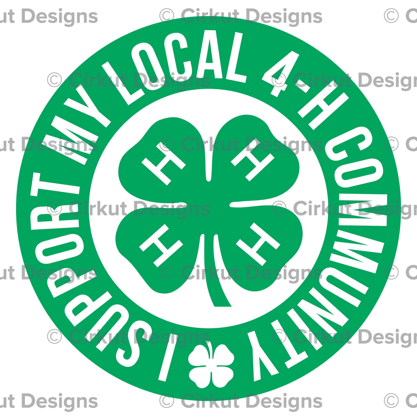 I Support My Local 4-H Community [SVG] - Etsy