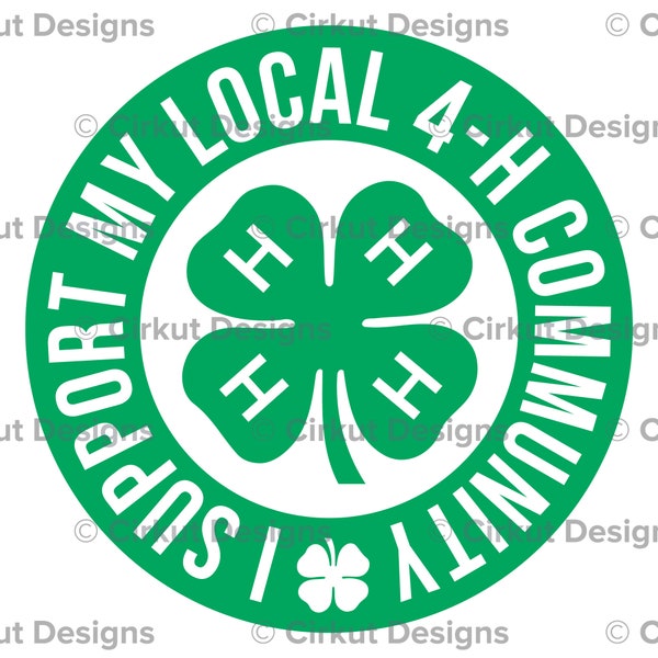 4h Support Stickers - Etsy