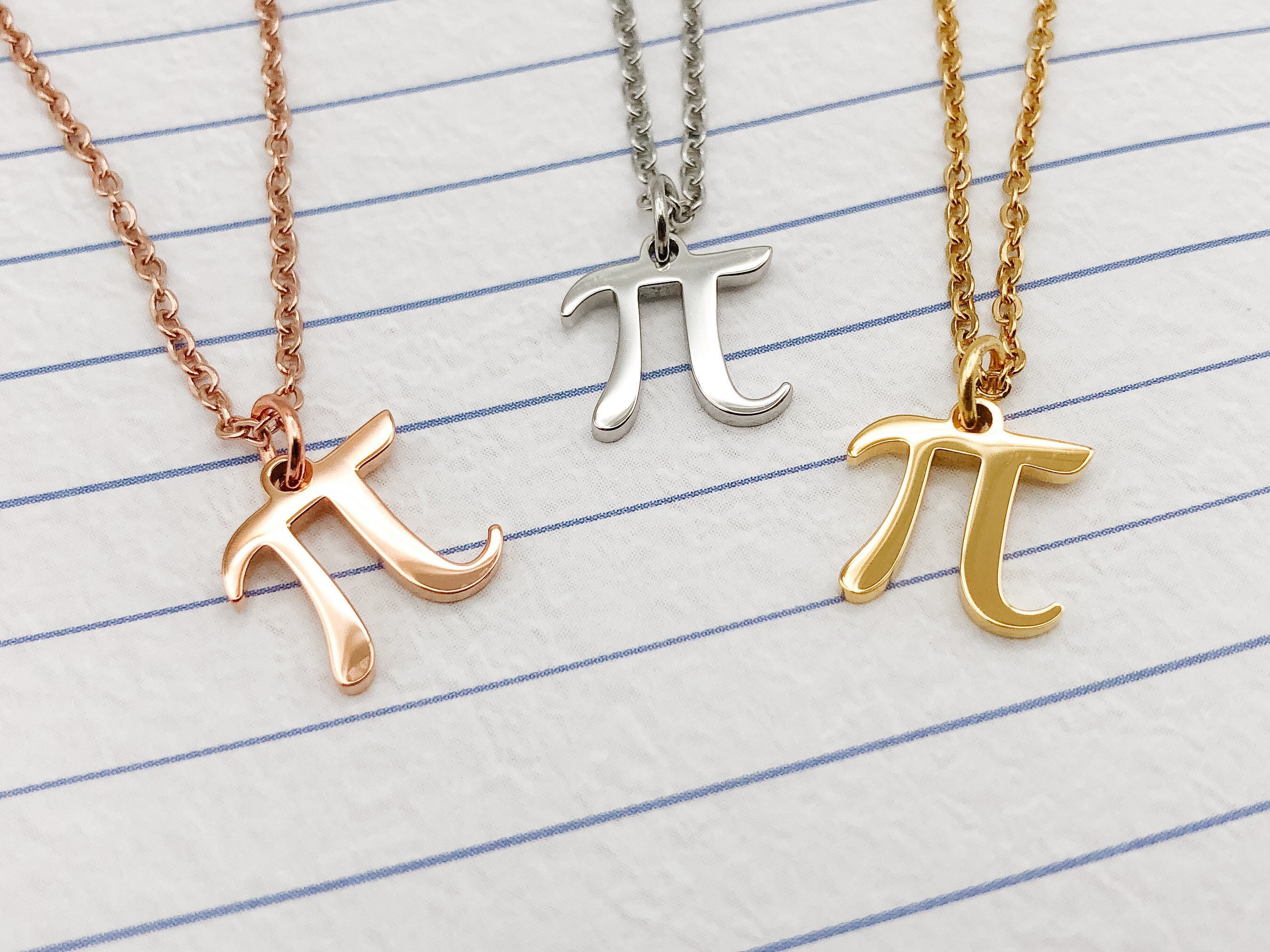Pi Necklace Math Gift Math Necklace Mathematics Gift Math - Etsy