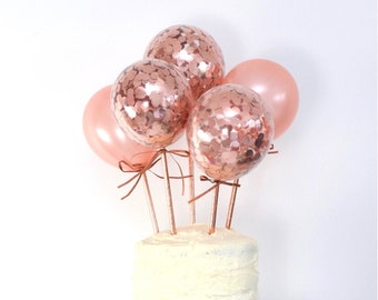 Balloon cake topper | Etsy