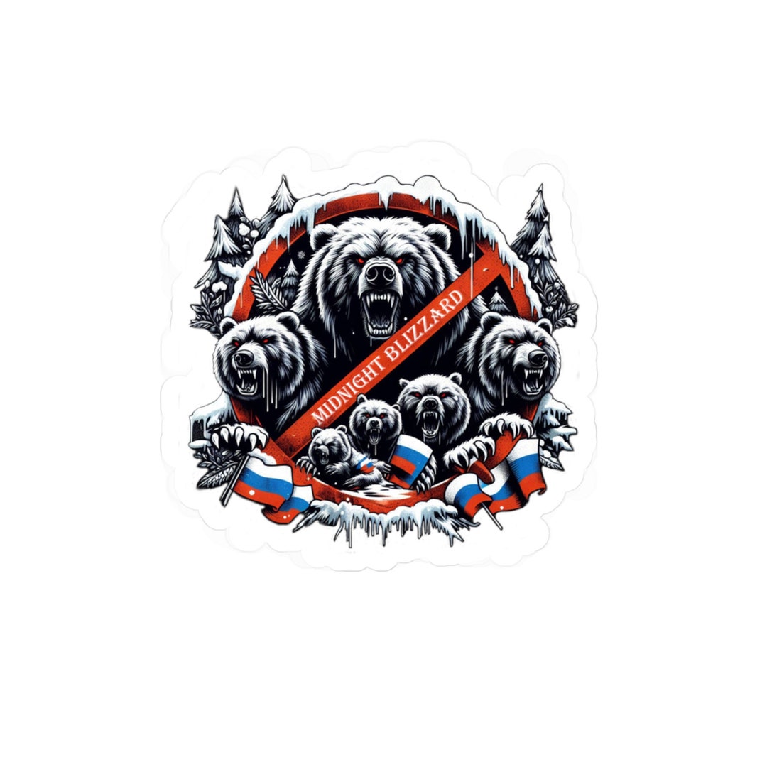 Midnight Blizzard Bear Sticker: IT Cybersecurity Gift - Etsy