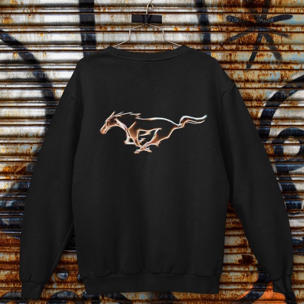 Mustang Logo Sweatshirt - Etsy