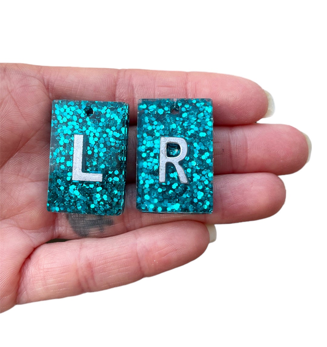 Blue Glitter X-ray Markers, Add Numbers or Initials - Etsy