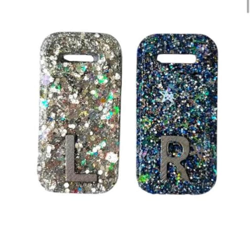 X Ray Markers| Silver and Blue Chunky Glitter Design | Personalised ...