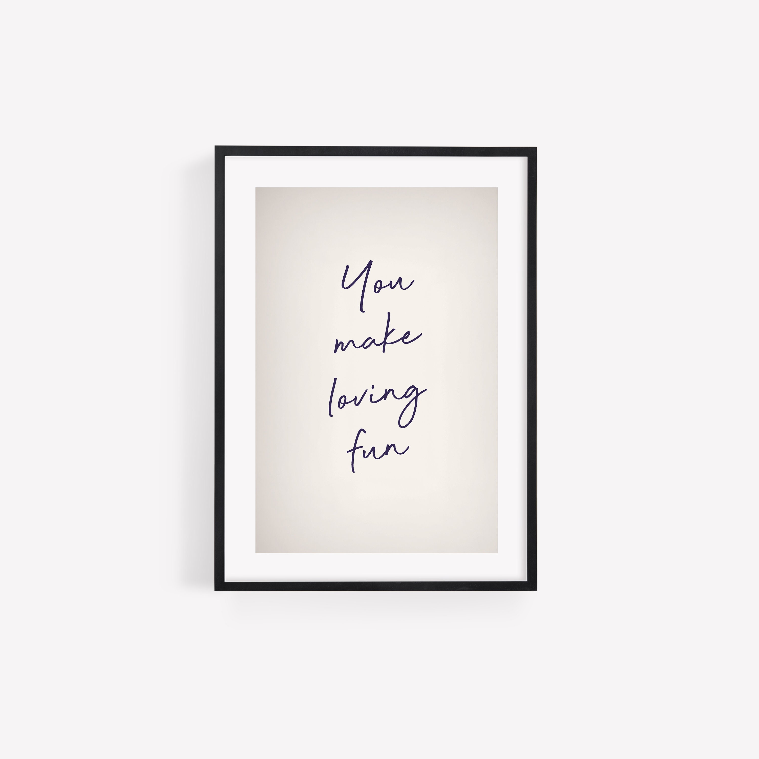 You Make Loving Fun Art Print Fleetwood Mac Wall Art | Etsy