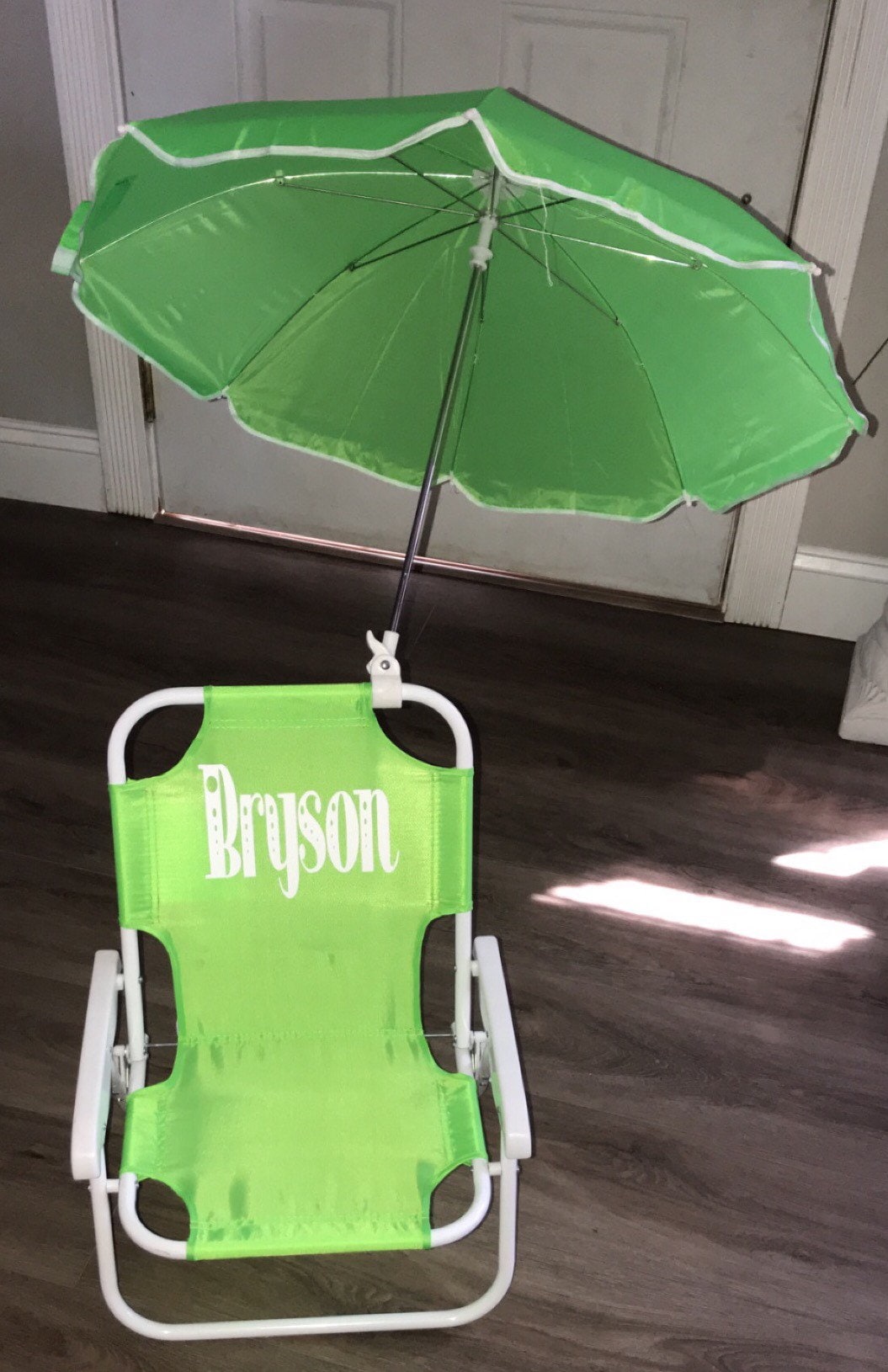 Personalized Baby Toddler Beach Chair With Umbrella Birthday - Etsy