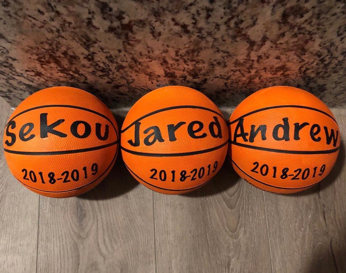 Personalized Basketballs With Name or Logo Regulation or Mini Balls - Etsy