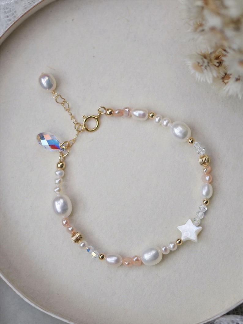 Real Pearl Bracelet,irregular Baroque Pearl Genuine Freshwater Pearls ...