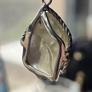 Natural Libyan Gold Meteorite/ Rare Libyan Desert Glass Necklace ...