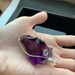Hand Made Purple Andara Crystal Necklace Metal Winding - Etsy