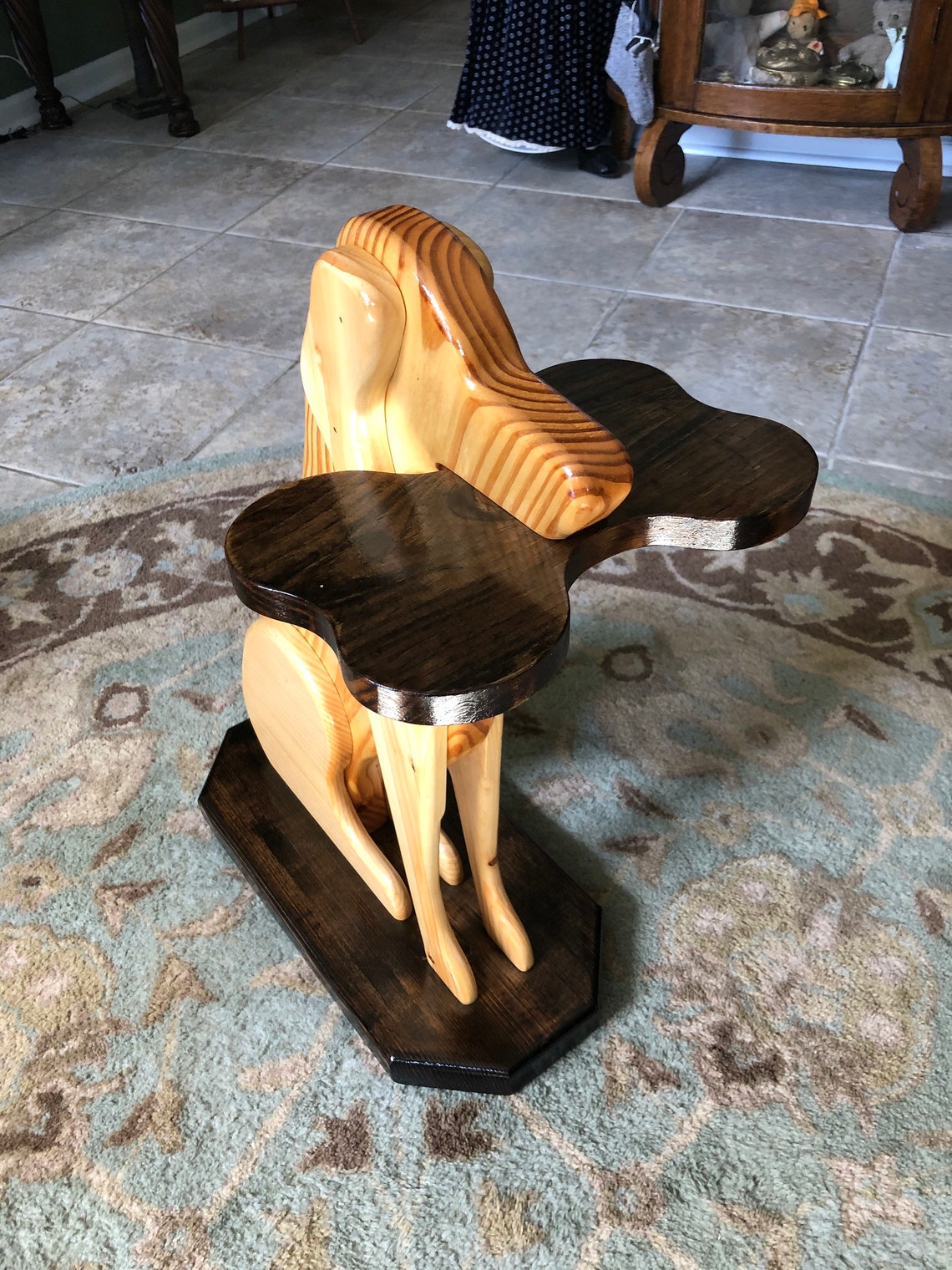 Labrador Dog Table Handmade Solid Wood 28 Inches Tall - Etsy