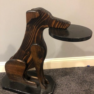 Labrador Dog Table, Handmade, Solid Wood, 28 Inches Tall - Etsy