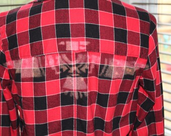 Red Black Flannel - Etsy
