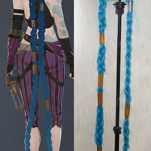 Jinx Hair Accessories - Custom Size - Arcane - Etsy