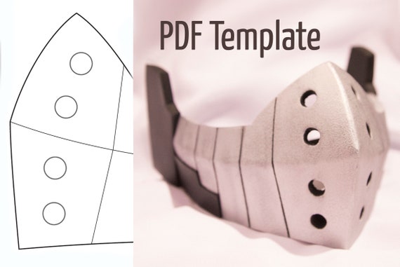 Cosplay Mask PDF Pattern/template - Etsy
