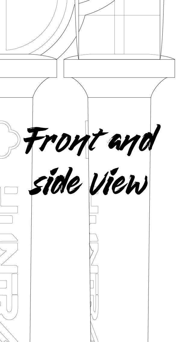 Huntrix Light Stick Prop Blueprint Template (k-pop Demon Hunters) - Etsy