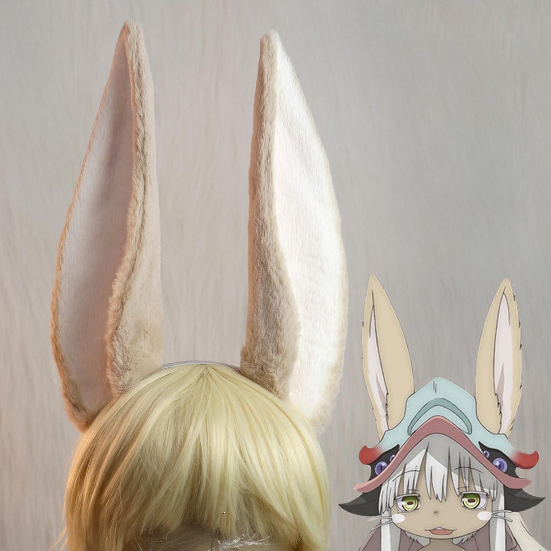 Nanachi Cosplay Ears - Made in Abyss - Light Brown Bunny Ears - Etsy