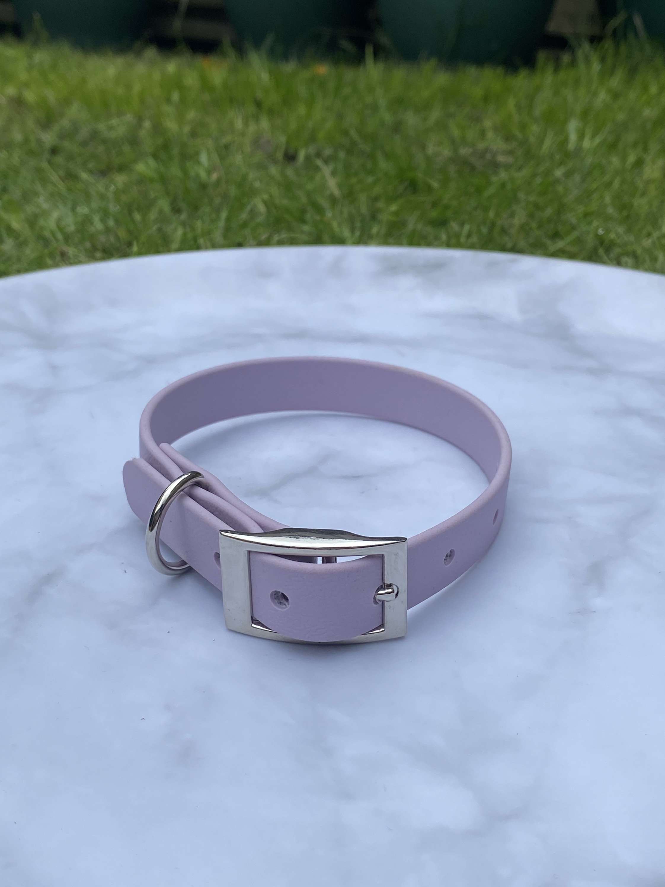 Lavender Biothane Dog Collar | Etsy UK
