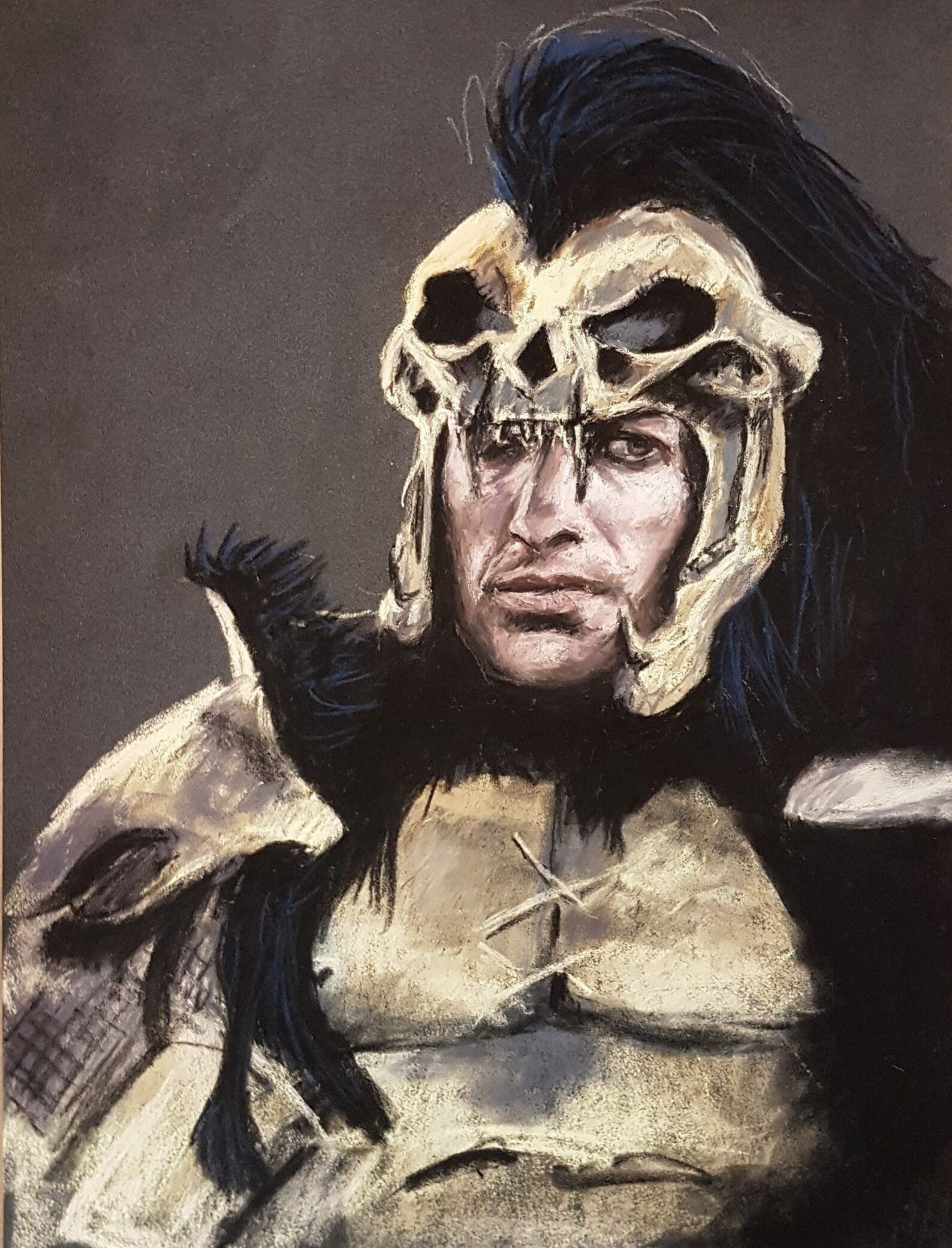 Highlander Kurgan Original Pastel Portrait - Etsy