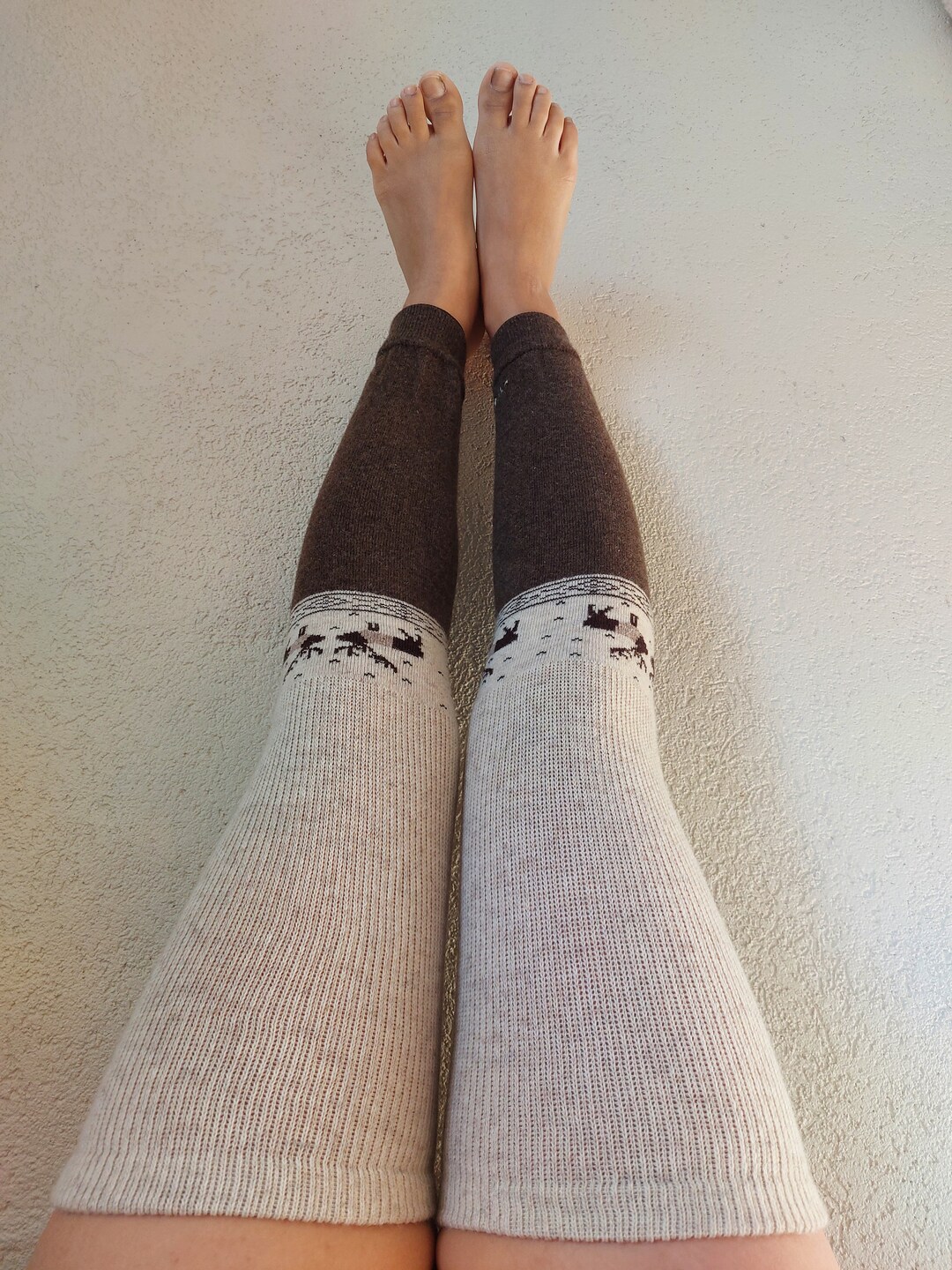 Soft Organic Wool Gaiters, Kneewear / Armwear, Natural Colors, Warm ...