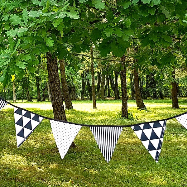 Fabric Bunting Flags - Etsy