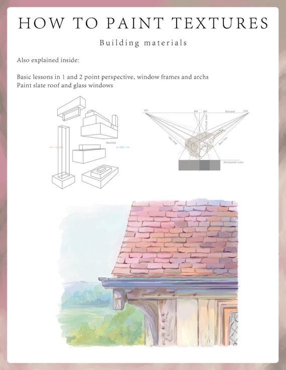 Art Tutorial Pattern and Texture Course Building - Etsy