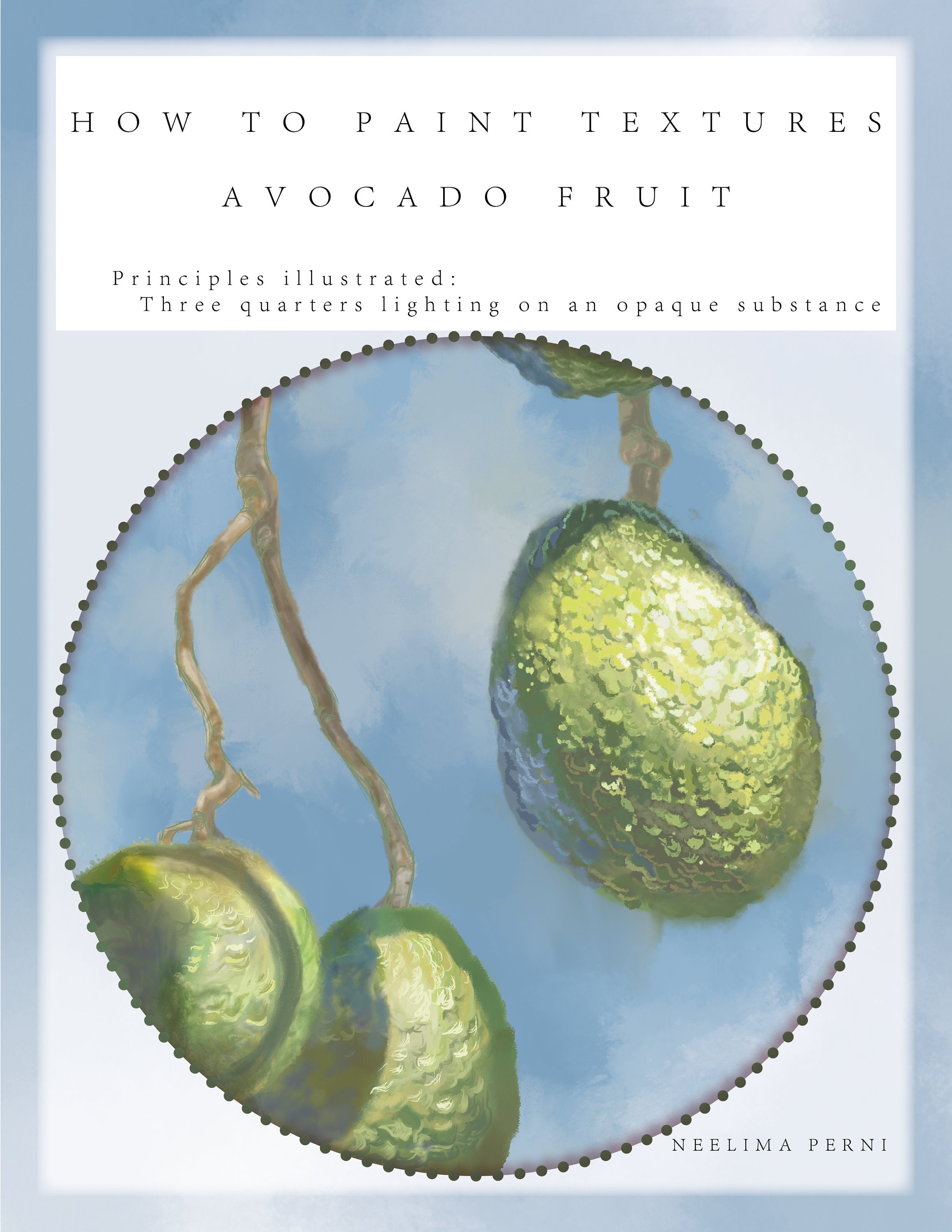 Avocado Fruit Drawing