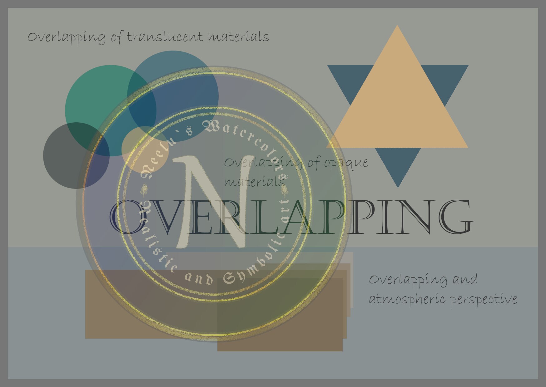 Art Reference Cards |design Principles |overlapping |2 Cards Each 6 ...