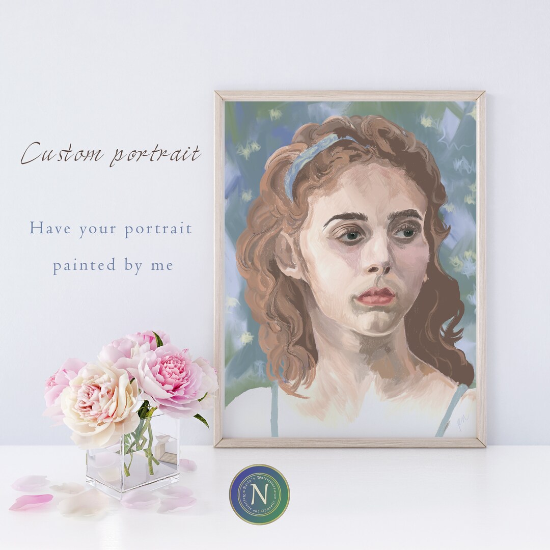 Custom Portrait | Commission Art | Portrait From Photo| Single Portrait ...