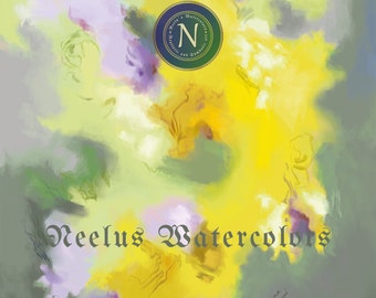 Rebirth, an A4 Print From an Original Contemporary Abstract Painting ...