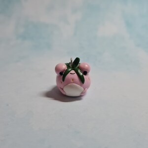 Handmade Strawberry Frog Polymer Clay Charm - Etsy