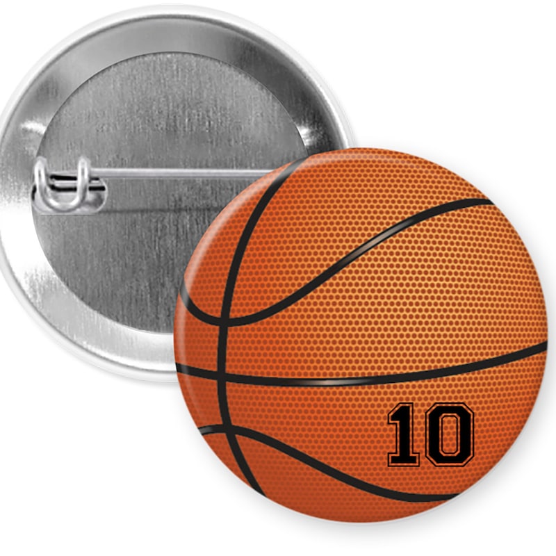 Basketball Buttons - Etsy