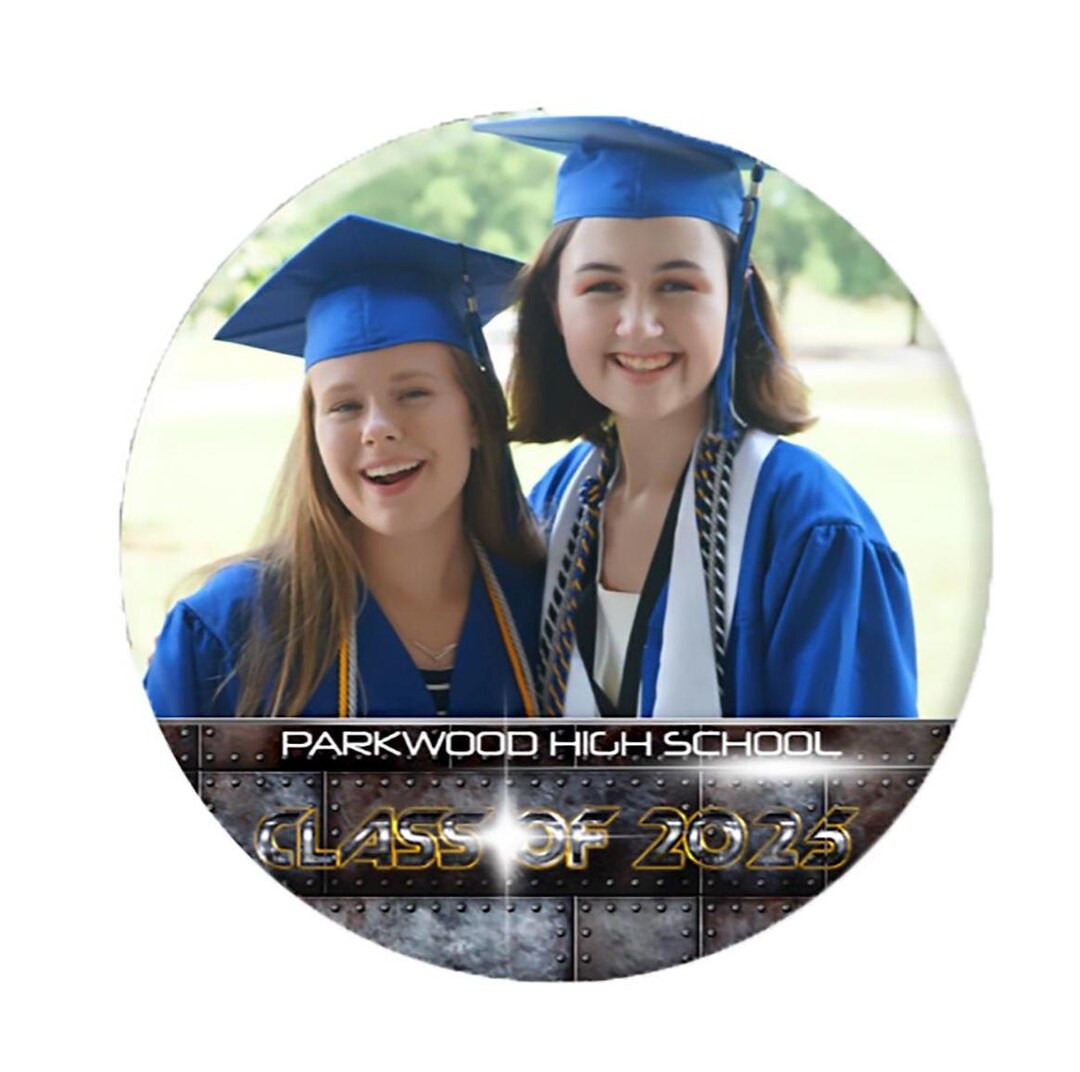 Custom Graduation Photo Button or Refrigerator Magnet | Personalized ...