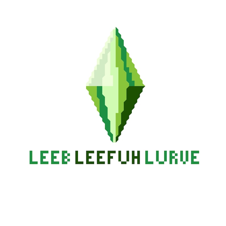 Leeb Leefuh Lurve Sims Cross-stitch Digital Pattern - Etsy