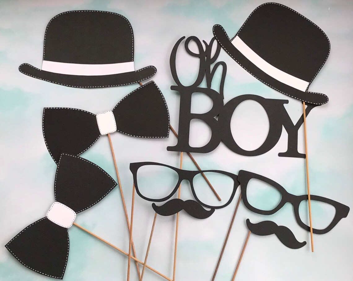 Little Man Photo Props Oh Boy Photo Props | Etsy