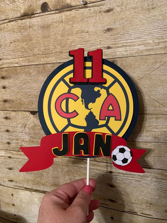 Club America Cake Topper Soccer Cake Topper Personalized | Etsy