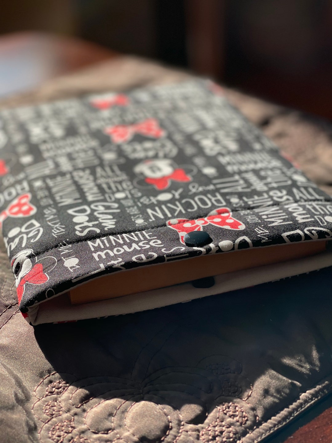 Minnie Mouse Inspired Book Cover - Etsy