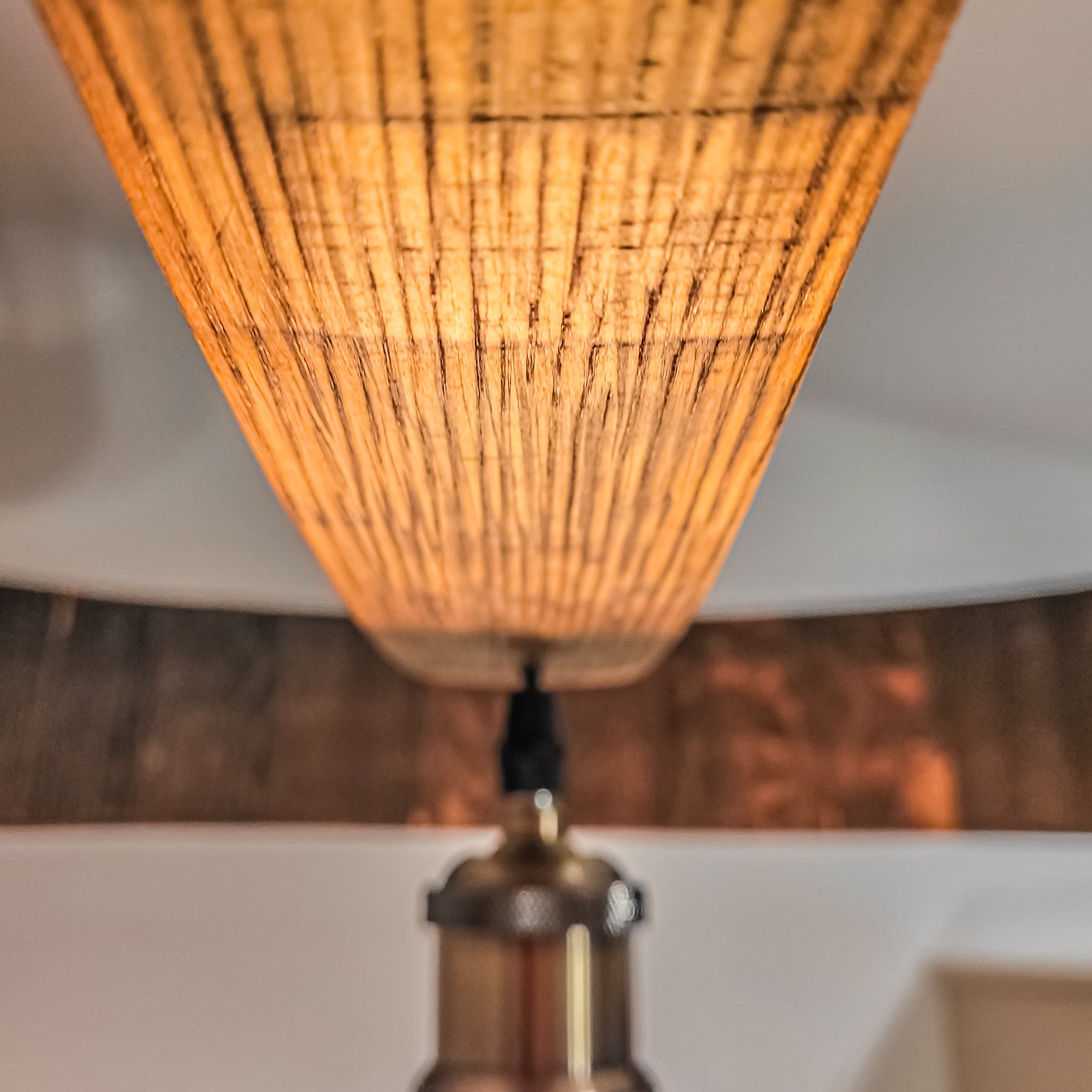 Rustic Bourbon Barrel Pendant Lamp - Handmade Wood Ceiling Chandelier ...
