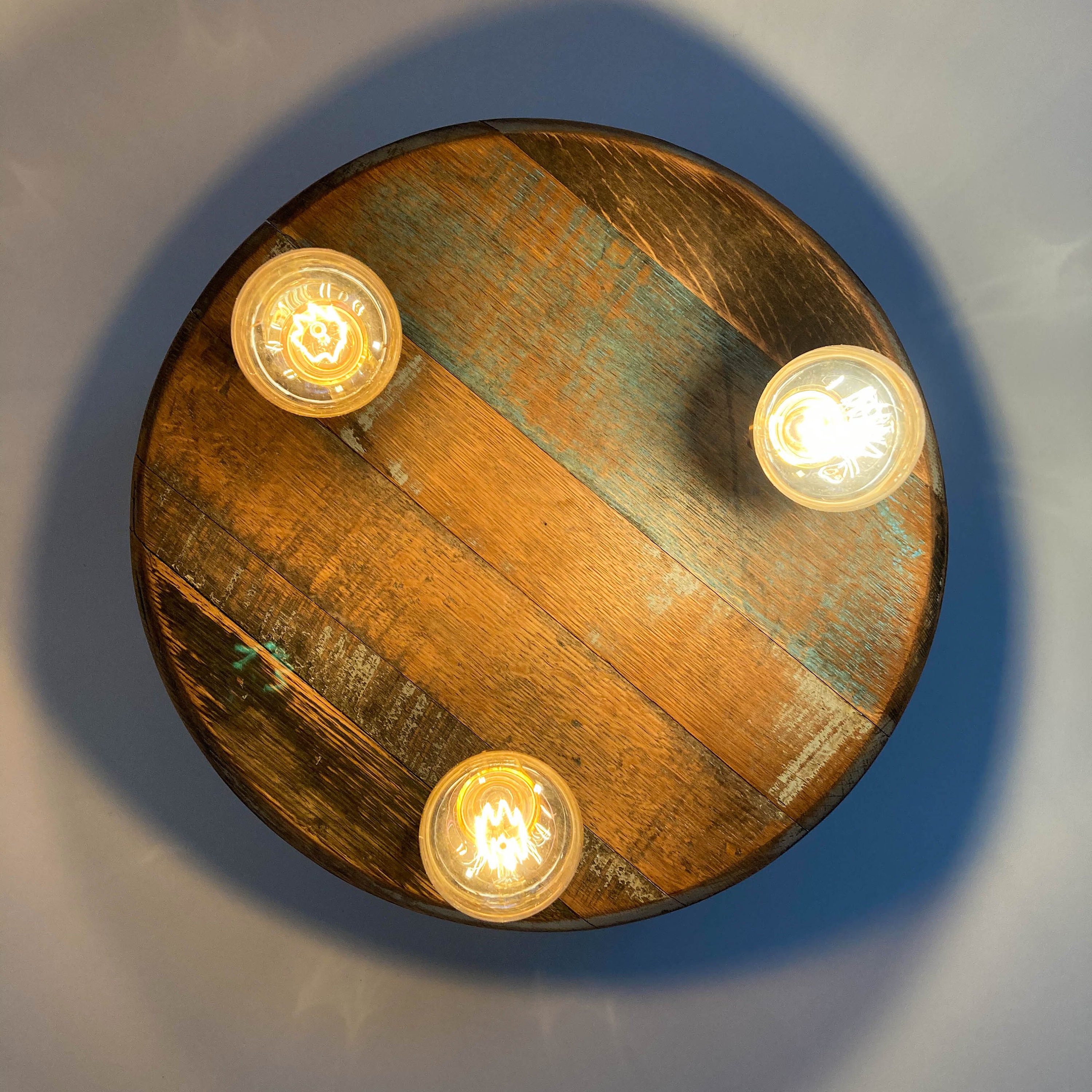 Whisky Barrel Lid Light Whiskey Barrel Top Lighting - Etsy UK